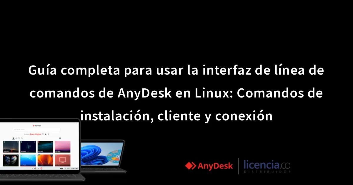 Guía completa para usar la interfaz de línea de comandos de AnyDesk en ...